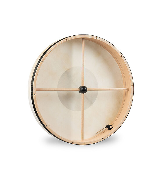 Frame Drum Black Dot Ø 24 inch with holding cross tunable